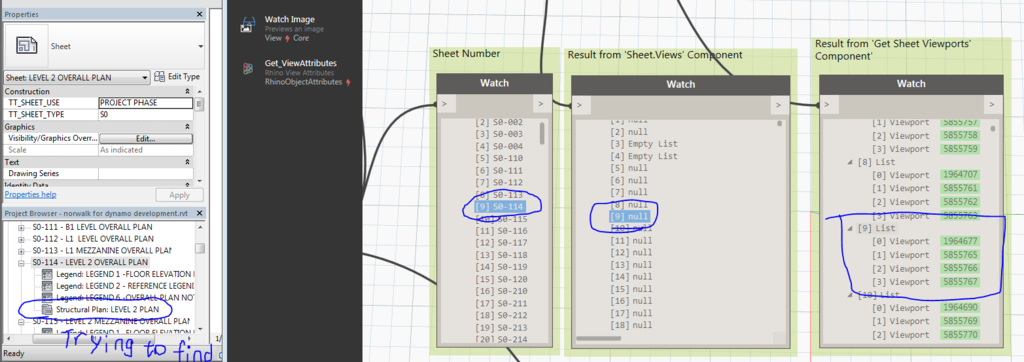 Dynamo 'Sheet.Views' node not working - Revit - Dynamo